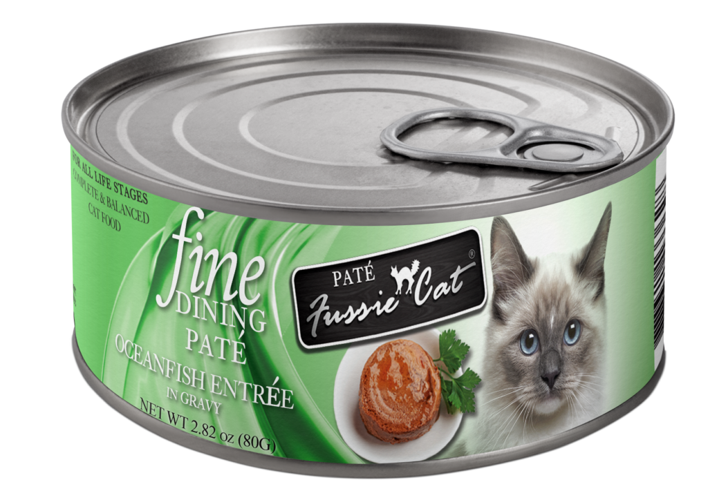 Fussie Cat - Ocean Fish Fine Dining Pate in Gravy - 2.82oz Cat Food Can ...