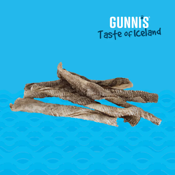 Gunni's - Cod Skin Twists - Single - Cosmo's Dog Bakery Retail