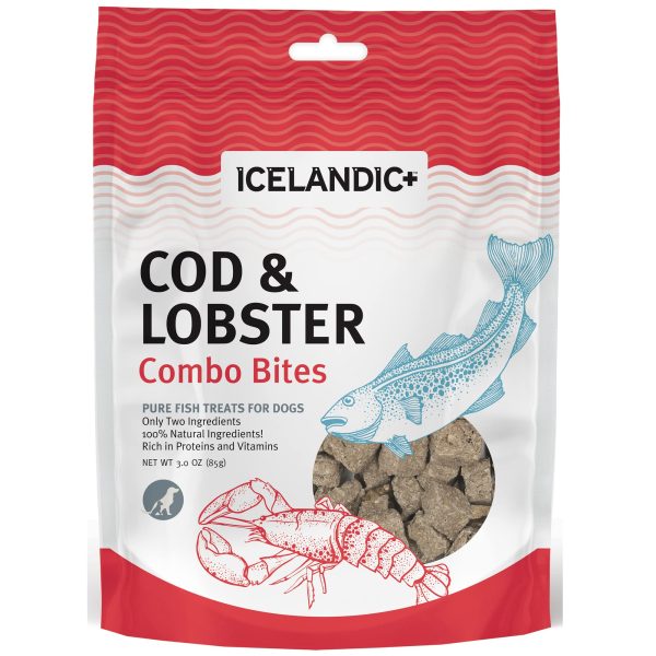 Icelandic+ - Cod & Lobster Combo Bites - 3.5oz - Cosmo's Dog Bakery Retail