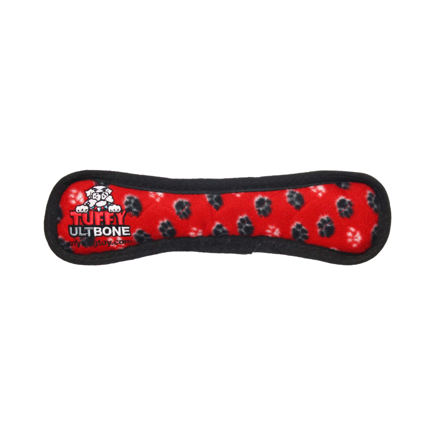 VIP Tuffy Toys - Ultimate Red Bone with Paws - Cosmo's Dog Bakery Retail