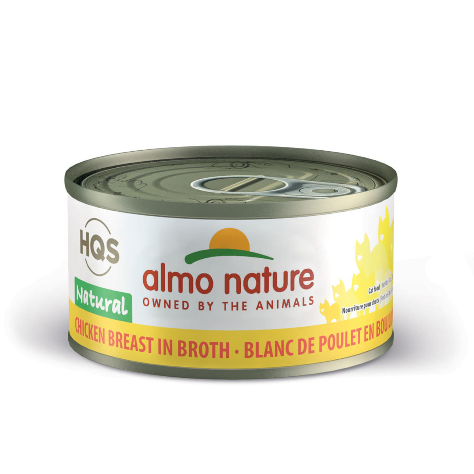 Almo - Natural Chicken & Cheese - 2.5oz Cat Food Can - Retail Store
