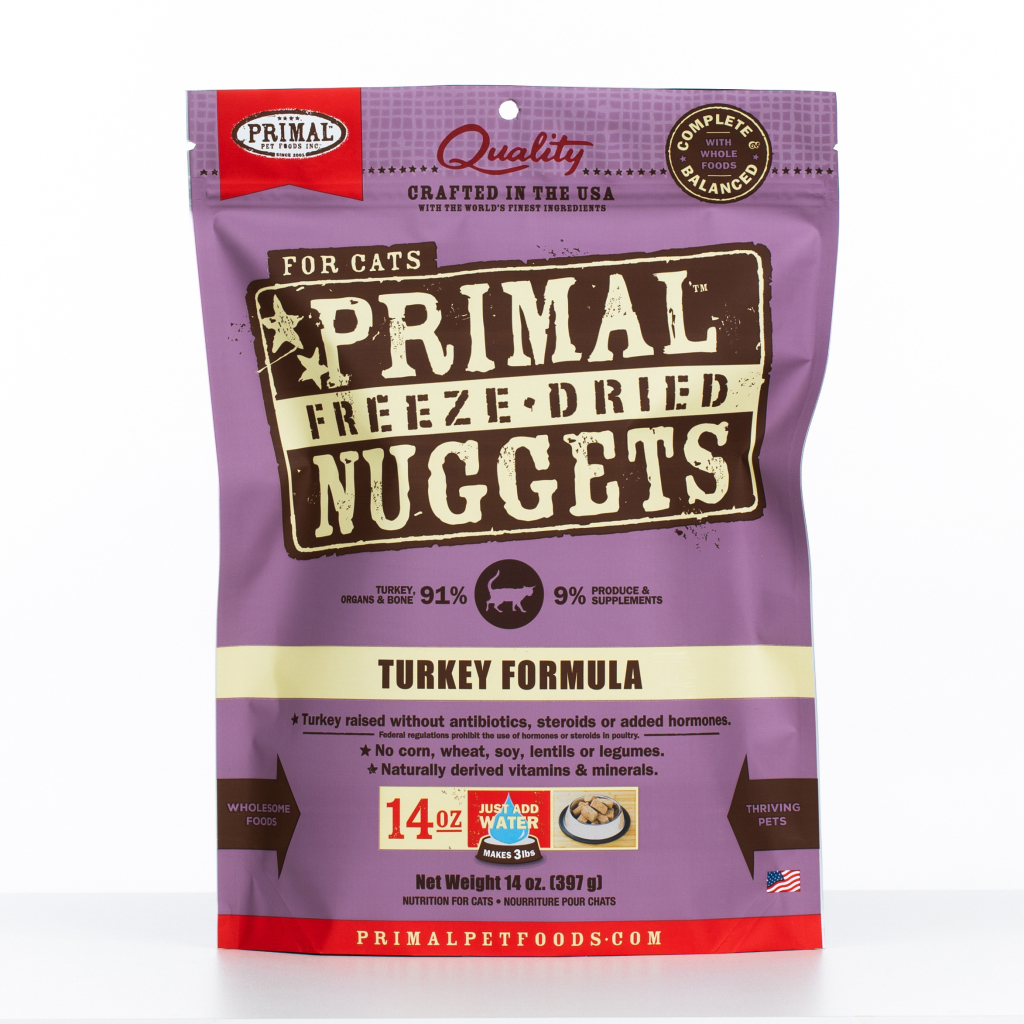 Primal Cat FD Turkey 14oz - Cosmo's Dog Bakery Retail