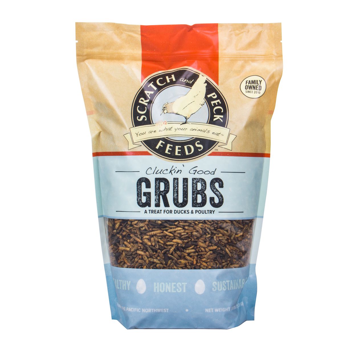 Scratch & Peck Grubs 20oz - Cosmo's Dog Bakery Retail