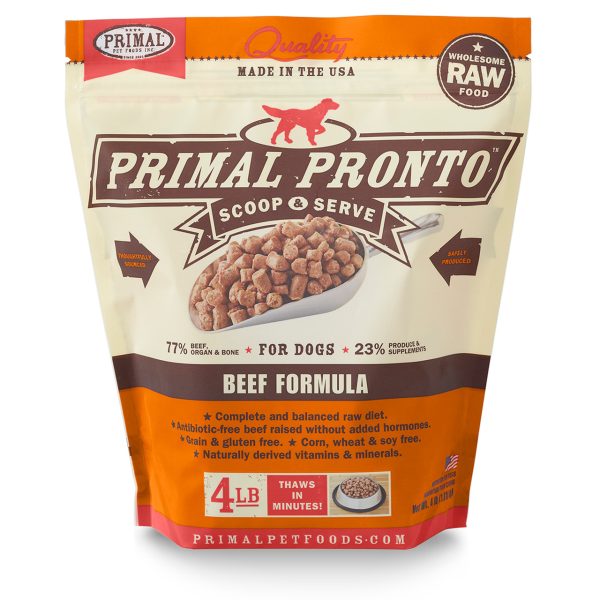 Primal - FD Pronto - Beef - 25oz - Cosmo's Dog Bakery Retail