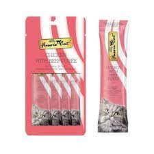 Fussy Cat Puree` Single Sticks .5oz - Chicken & Beef - Retail Store