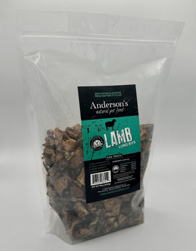 Anderson's Lamb Lung Bits 16 oz - Retail Store