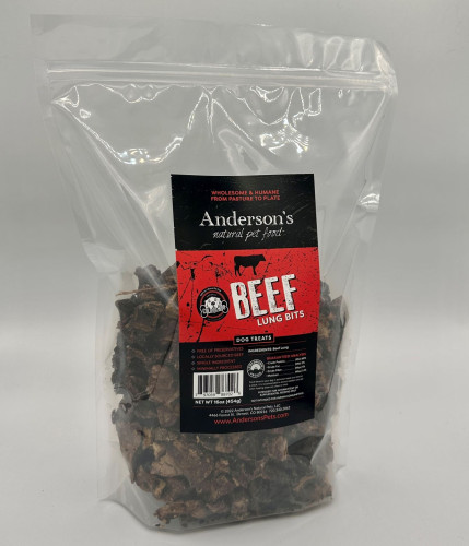 Anderson's Beef Lung Bites 16oz - Retail Store
