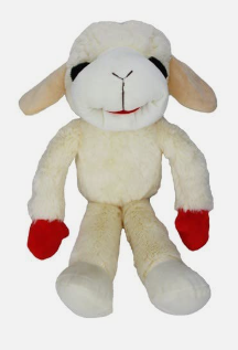 Multipet 14 in. Floppy Lamb Chop Dog Toy - Retail Store