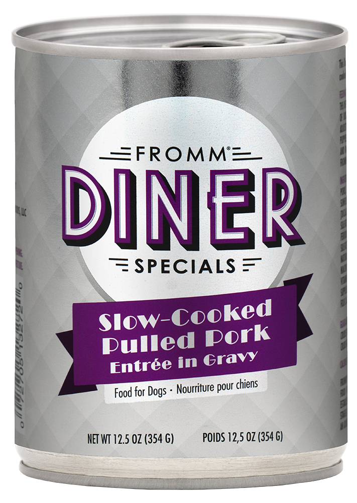 Fromm - Slow Cooked Pulled Pork Diner - 12.5oz Dog Food Can - Cosmo's ...