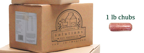 Solutions - Pork Recipe Raw Dog Food 20# - Cosmo's Dog Bakery Retail