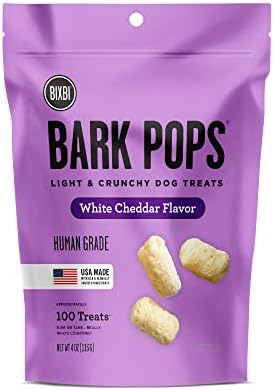 Bixbi - Bark Pops White Cheddar 4oz Dog Treat - Cosmo's Dog Bakery Retail