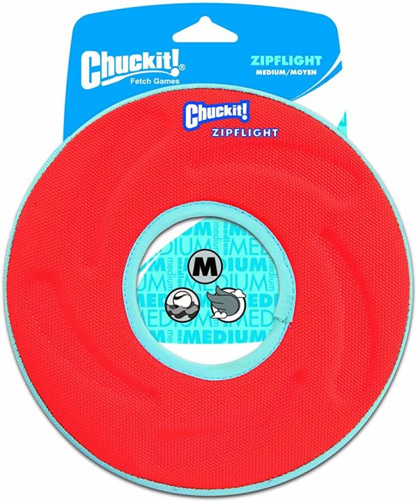 ChuckIt! - Zipflight Orange Frisbee - Medium - Cosmo's Dog Bakery Retail
