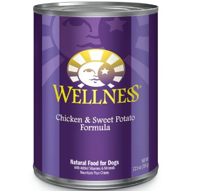 Wellness Chicken 95% Pate Dog Food 12oz - Retail Store