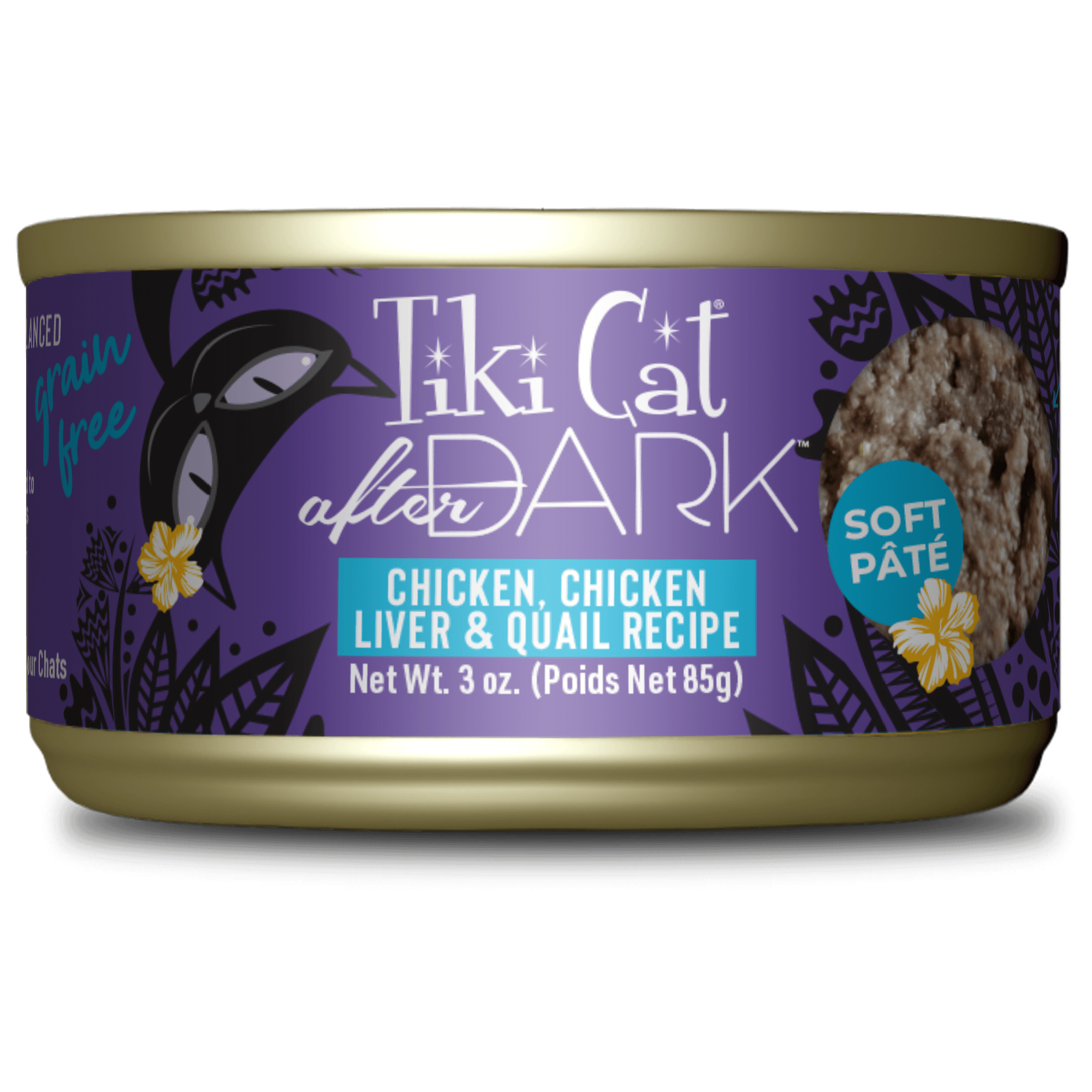 Tiki Cat AD - Chicken, Liver & Quail Pate - 3oz Cat Food Can - Retail Store