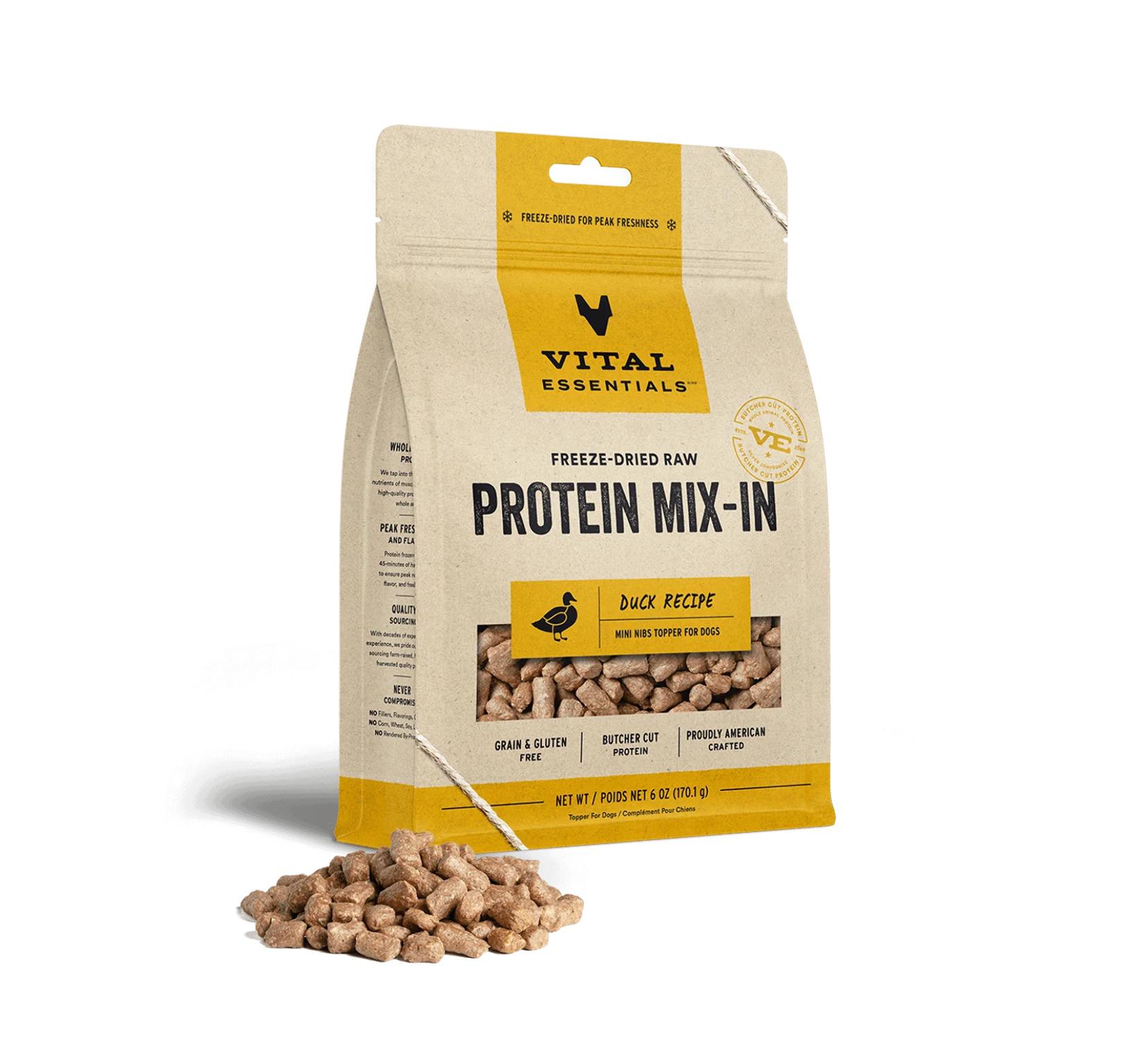 Vital Essentials Protein Mix-In Duck Topper for Dogs - Cosmo's Dog ...