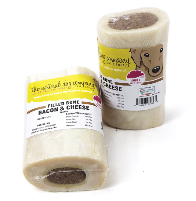 Tuesday's Natural Dog - Bacon & Cheese Filled Bone - 3" - Cosmo's Dog ...