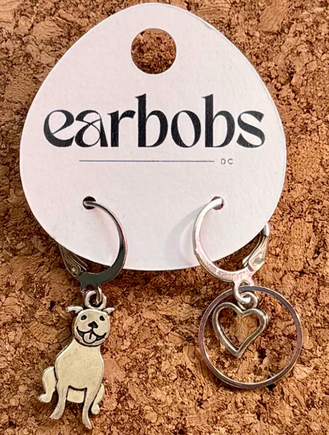 EarBobs - Paw-Sitvity Love Dan - Earrings - Cosmo's Dog Bakery Retail