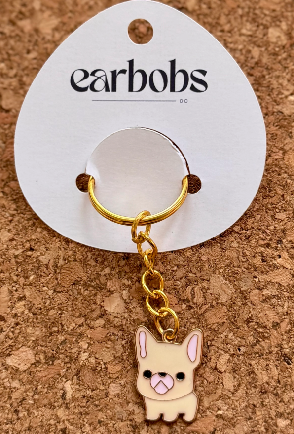 EarBobs - Frenchie Kiss - Key Chain - Cosmo's Dog Bakery Retail