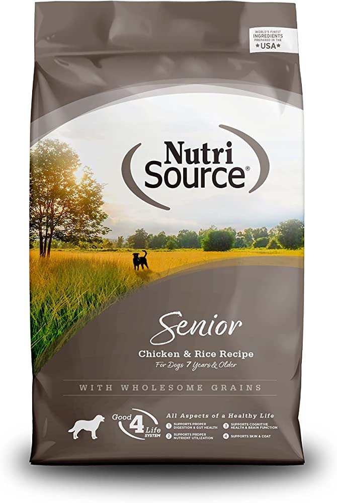 NutriSource - Senior Chicken & Rice - 4# - Retail Store