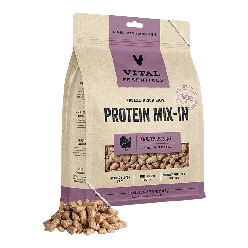 Vital Essentials - Protein Mix-Ins - Turkey - 18oz - Retail Store