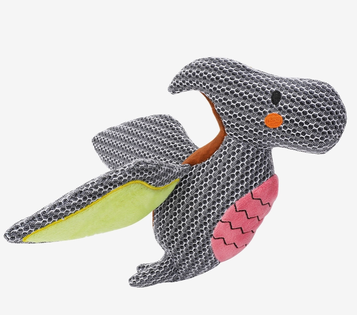 HugSmart - Fuzzy Friendz - Dinosaur Land - Pterosaur - Retail Store